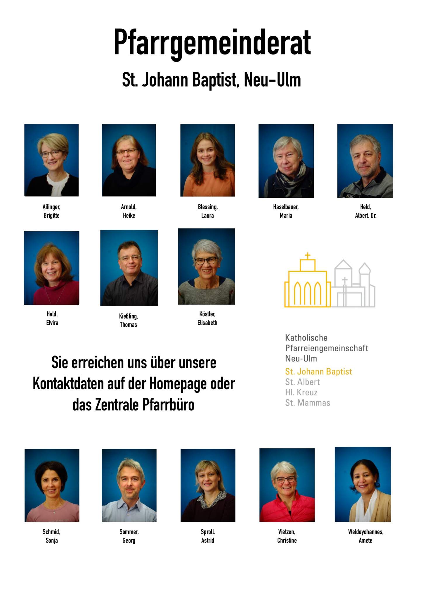 Pfarrgemeinderäte – Katholische Pfarreiengemeinschaft Neu-Ulm